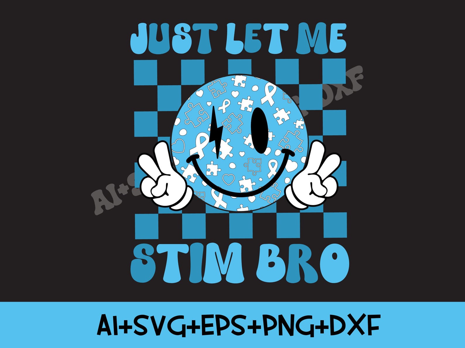 Just Let Me Stim, Bro Svg Png,groovy Retro Autism Awareness Png,autism ...