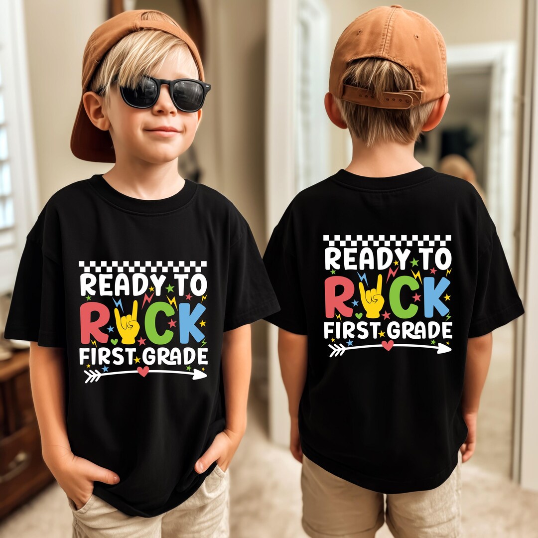 Rock First Grade SVG PNG: Back to School Cricut Files (digital Download ...