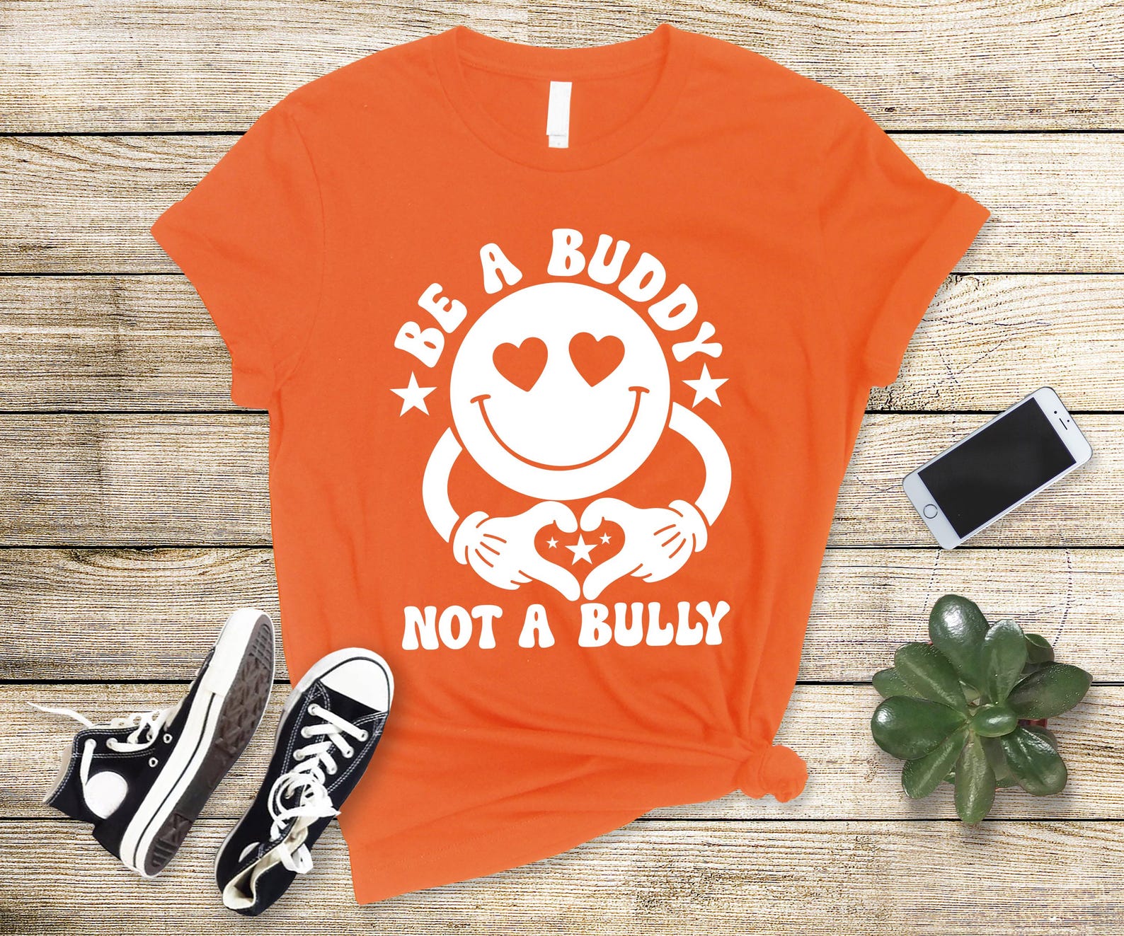 Be a Buddy Not a Bully PNG SVG: Unity Day Design - Cricut, Silhouette ...