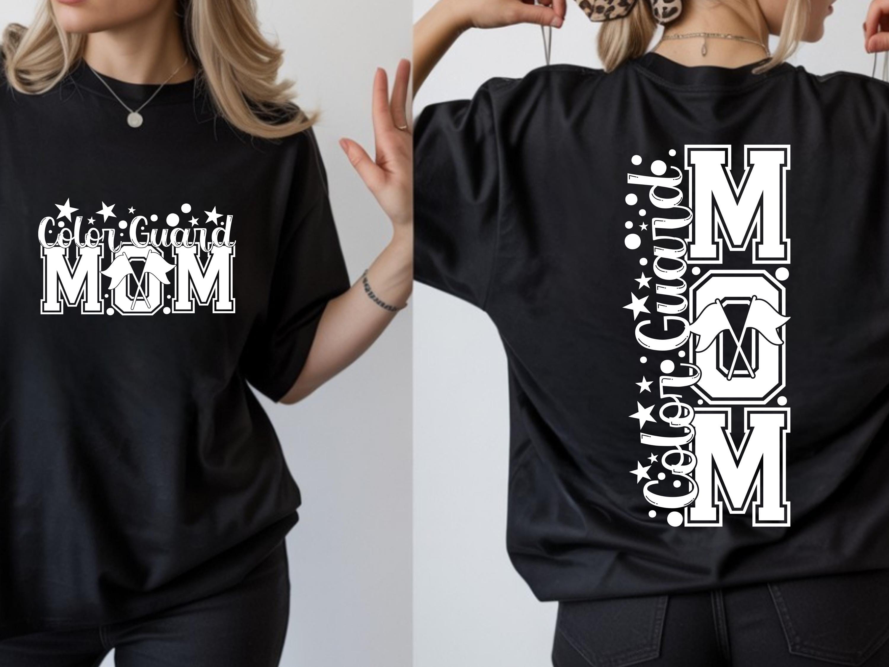 Color Guard Mom SVG PNG | Marching Band Mom Shirt Design | Drumline Mom ...