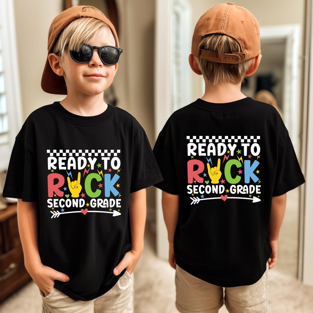 Ready to Rock Second Grade Svg Png,back to School Svg,rock 2nd Grade ...