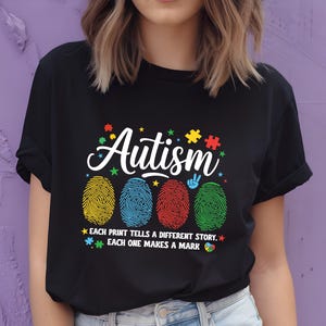 Autism Awareness Fingerprint Design, Neurodiversity Svg Png Ai Eps Dxf ...