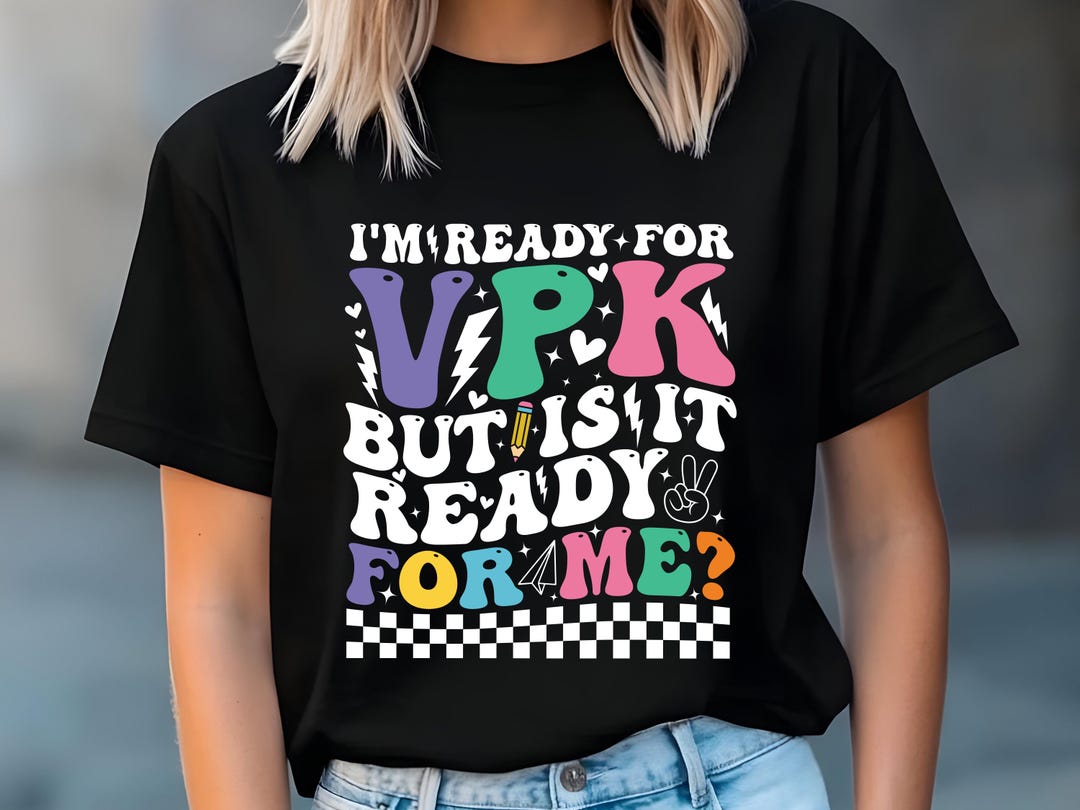 Ready for VPK SVG PNG, First Day of School, Cricut Files - Etsy
