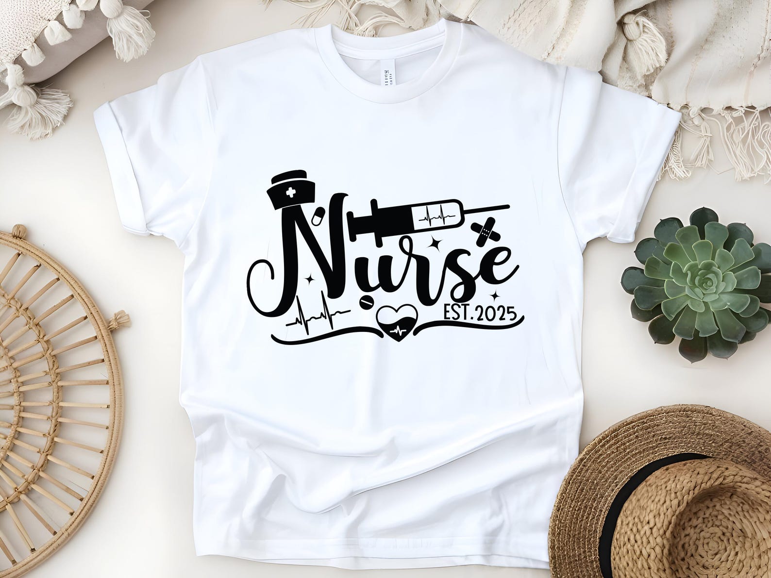 Nurse Est 2025 Svg, Png 2025 Nurse Svg,nursing Student Svg,nurse Png ...