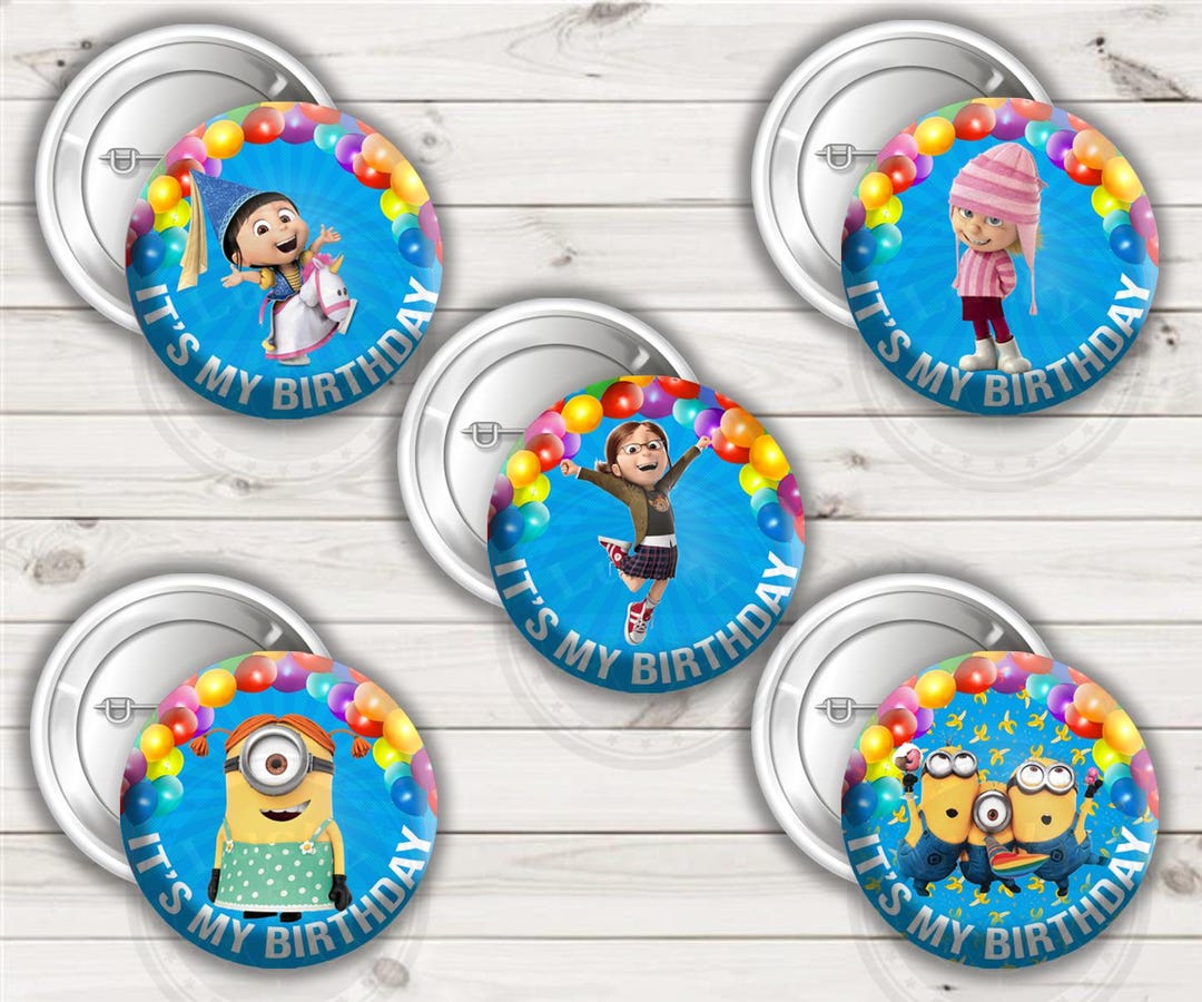 Cute Minion Gru Edith Margo Agnes Bananas Universal Islands of ...