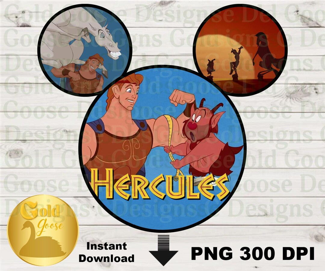 Hero Hercules Hades Pegasus Muses Megara Inspired Digital Download ...