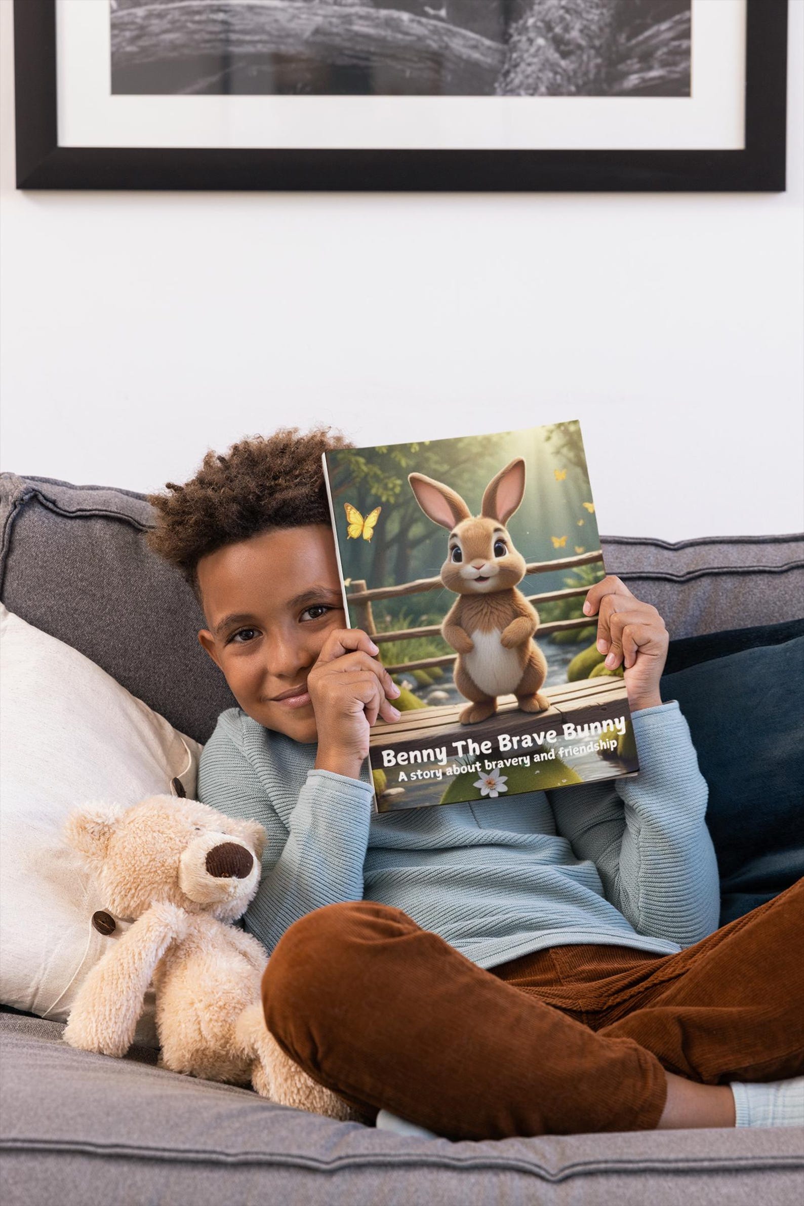 Benny the Brave Bunny - Storybook for Kids - Bedtime Story - Short ...