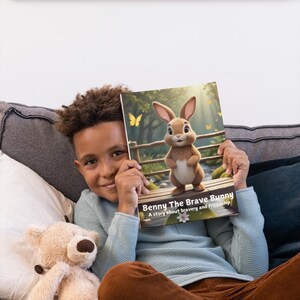 Benny the Brave Bunny - Storybook for Kids - Bedtime Story - Short ...