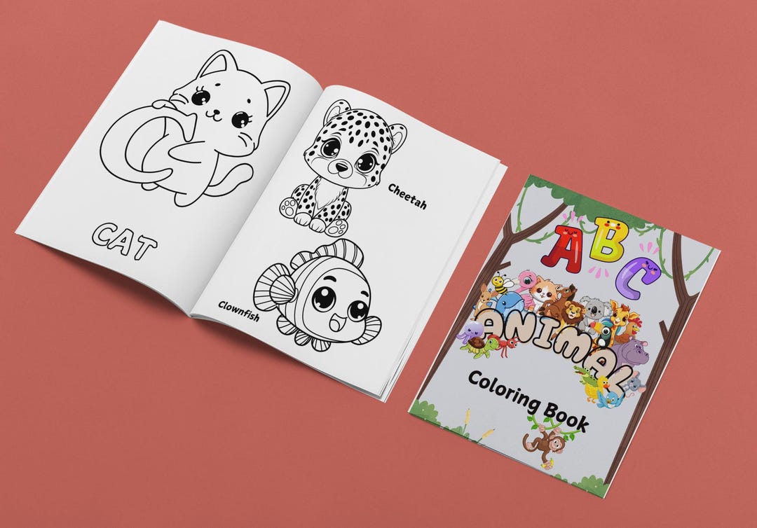 ABC Animal Coloring Book for Kids - Fun Alphabet Learning With Animals ...