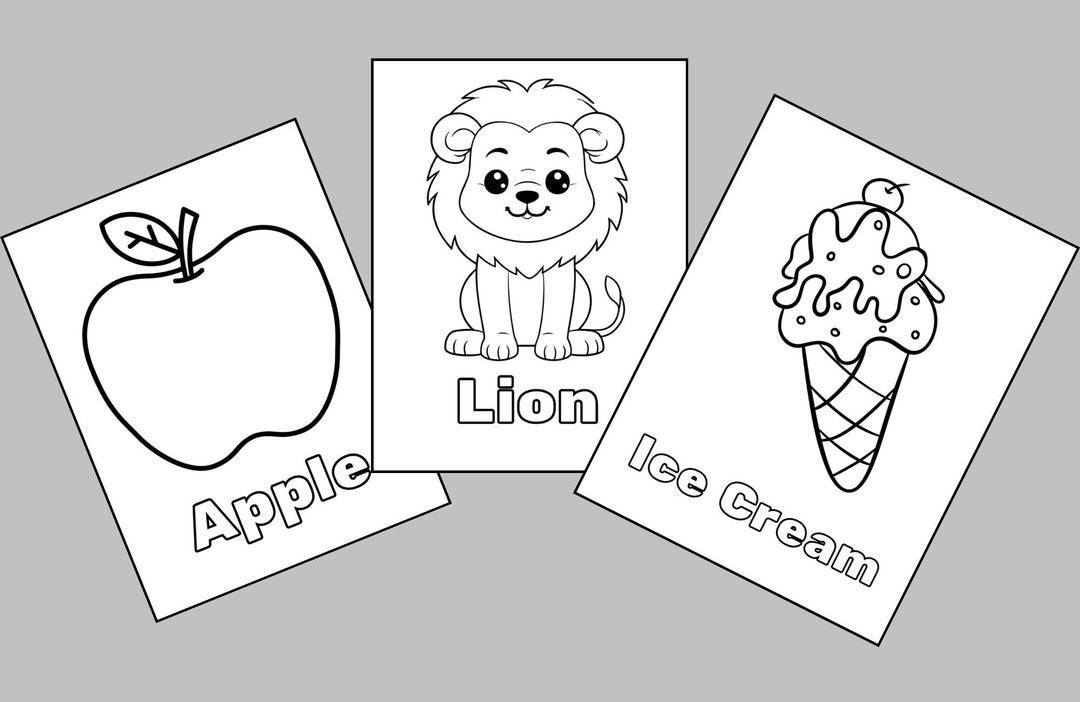 ABC Coloring Book for Toddlers and Preschool Coloring Alphabet Learn ...