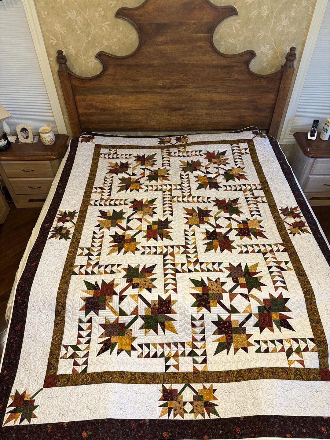 HANDMADE QUILT "northern Neighbors" - Made With Kansas Troubles Fabrics ...