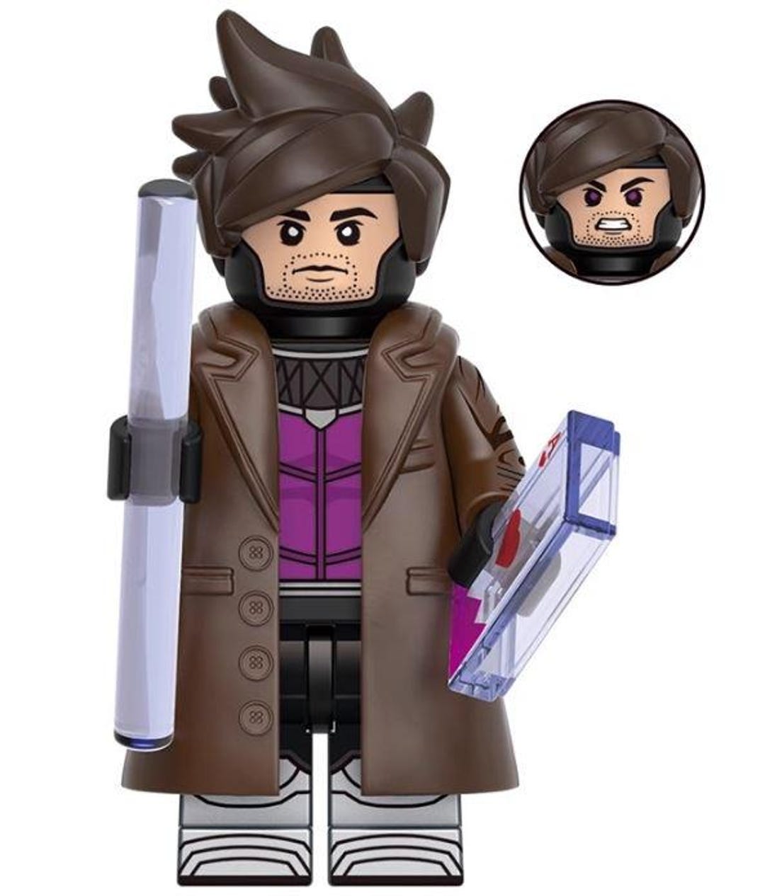 Lego Gambit Deadpool and Wolverine Custom Minifigure - Etsy