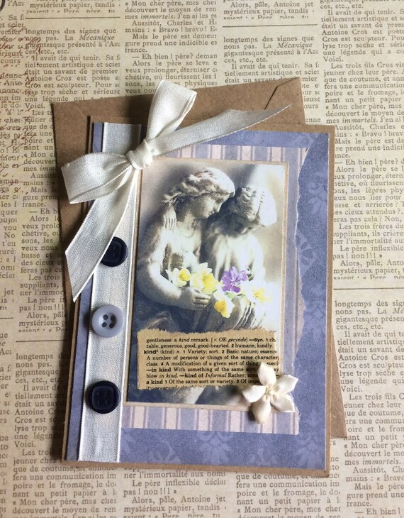 Handmade Angel Sympathy Card | Etsy