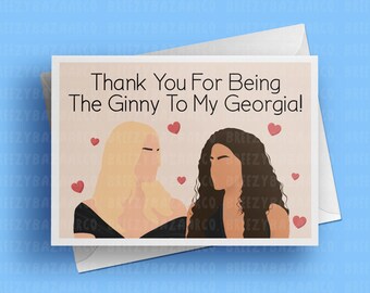 Ginny and Georgia Birthday Card - Etsy