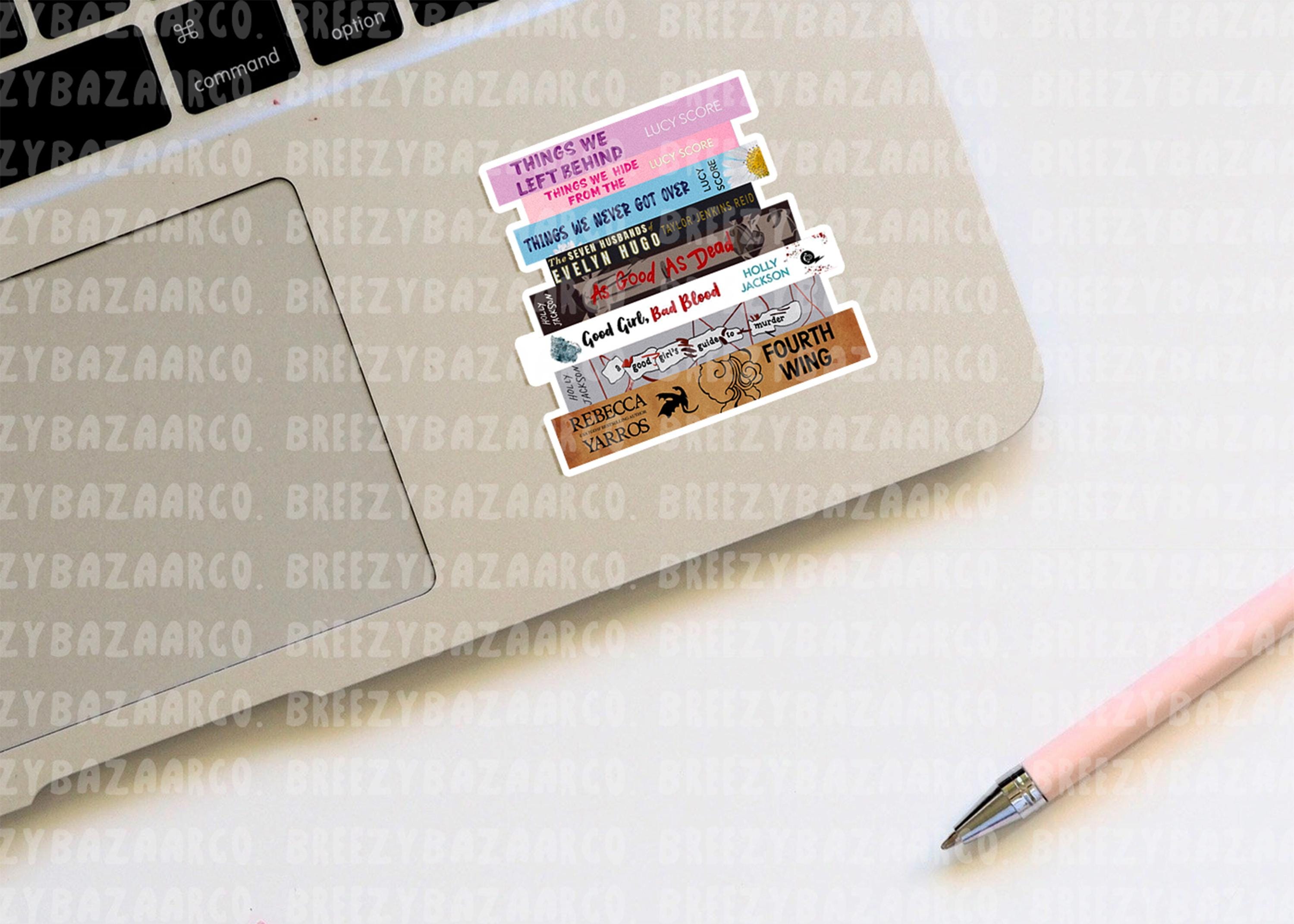 CUSTOMISABLE Book Spine Sticker - Custom Bookworm Sticker, Booktok ...