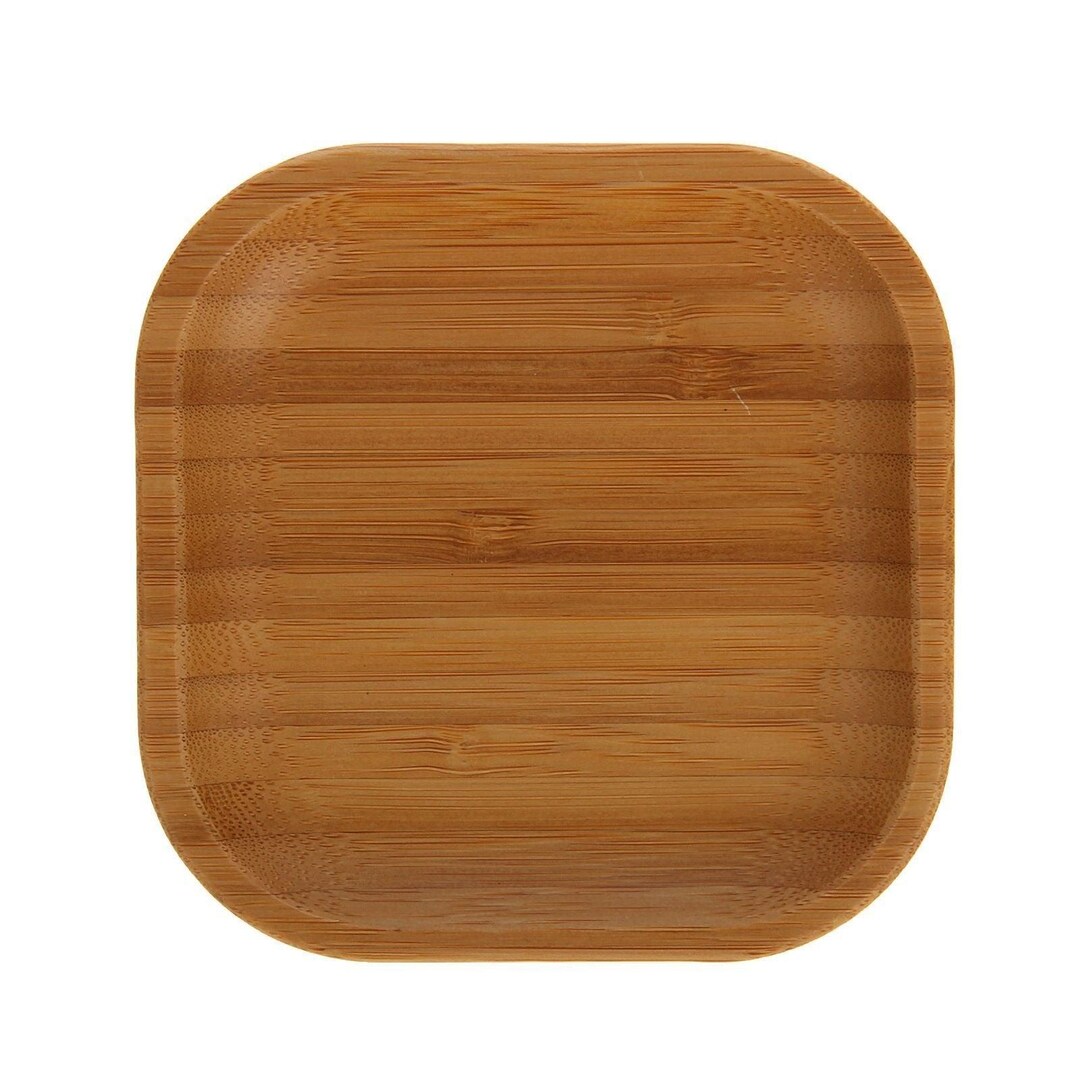 Set of 12 Bamboo Square Plate 4 Inchx 4 Inch for Appetizers - Etsy