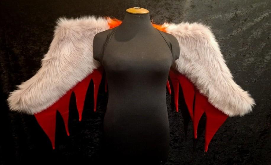 Furry Plush Wings, Fursuit, Wings Made of Fur. - Etsy