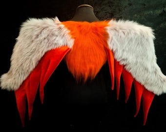 Furry Plush Wings, Fursuit, Wings Made of Fur. - Etsy