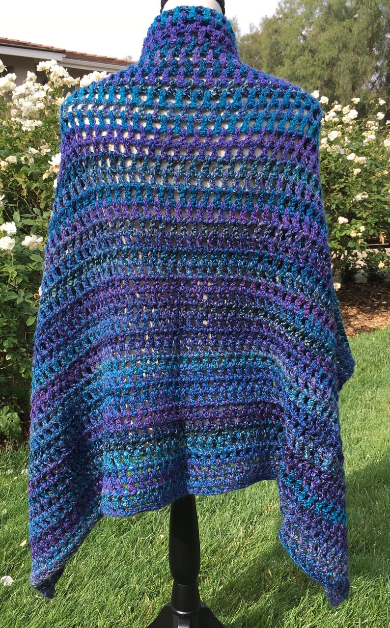 Wrap, Lap Blanket, Shawl, Crochet, Washable - Etsy