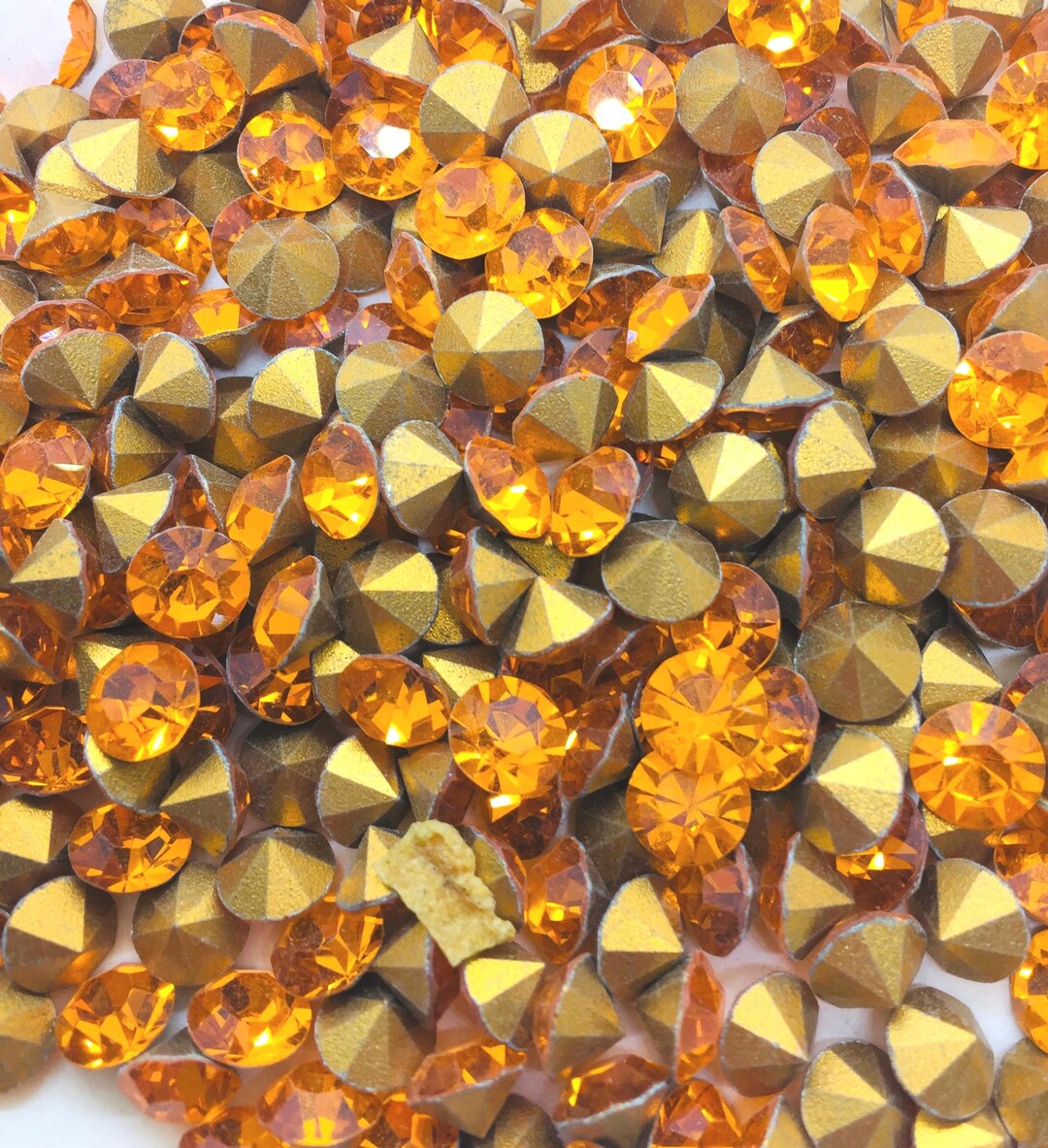 SUN Rare Vintage Colour From Swarovski, Crystal Rhinestones Art#1100, 4 ...