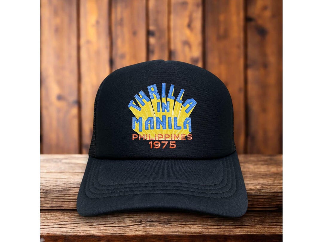 Thrilla in Manila Philippines 70s Mens Trucker Hat Boxing Legend - Etsy