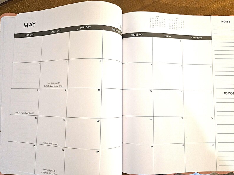 2025 Petal Pink Weekly and Monthly Planner With Weekly to Do List and ...