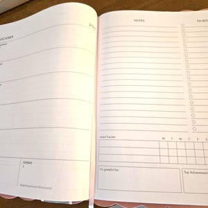 2025 Petal Pink Weekly and Monthly Planner With Weekly to Do List and ...