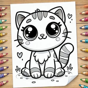 50 Fun and Adorable Animal Coloring Pages A4 PDF Printable for Kids - Etsy