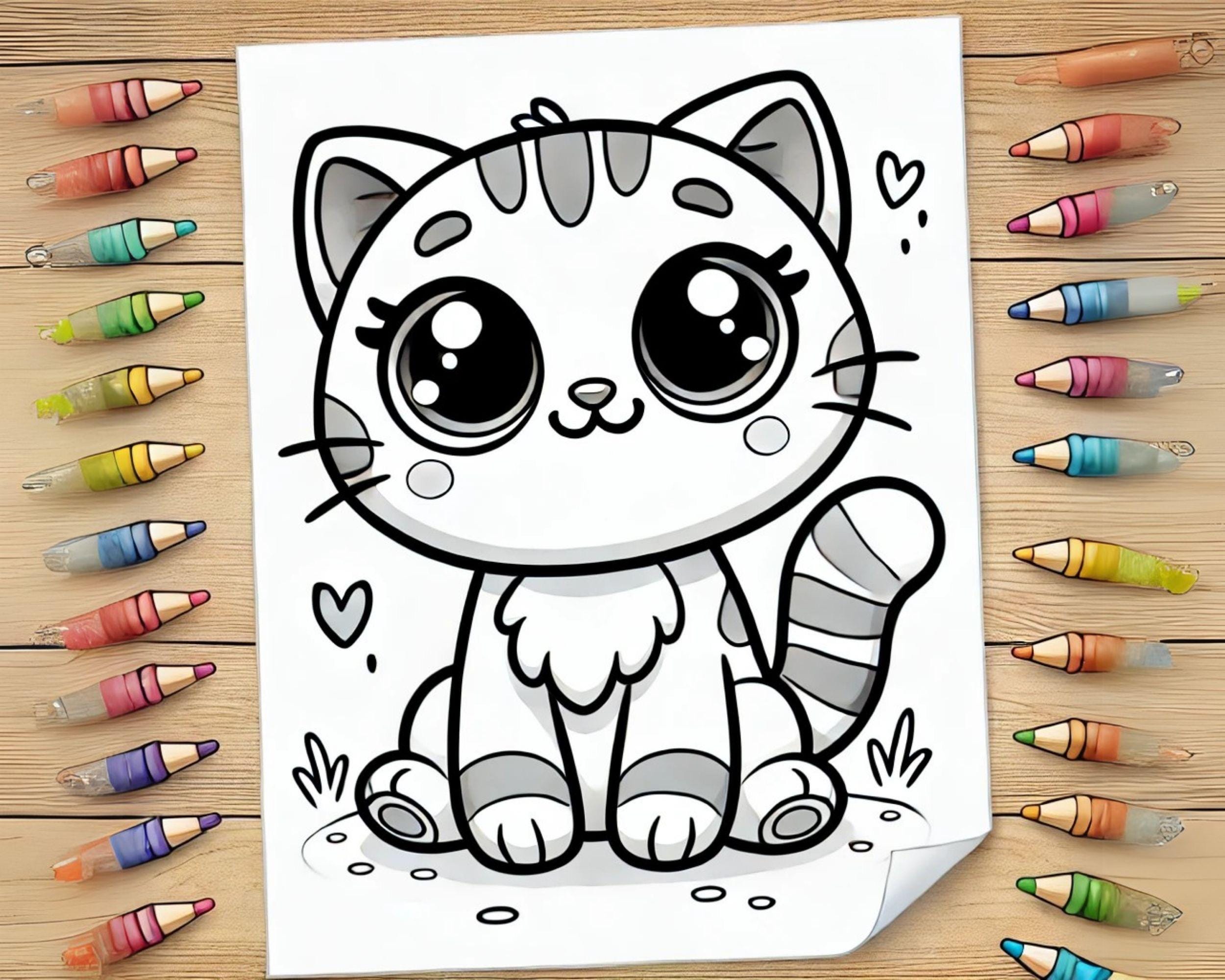 50 Fun and Adorable Animal Coloring Pages A4 PDF Printable for Kids - Etsy