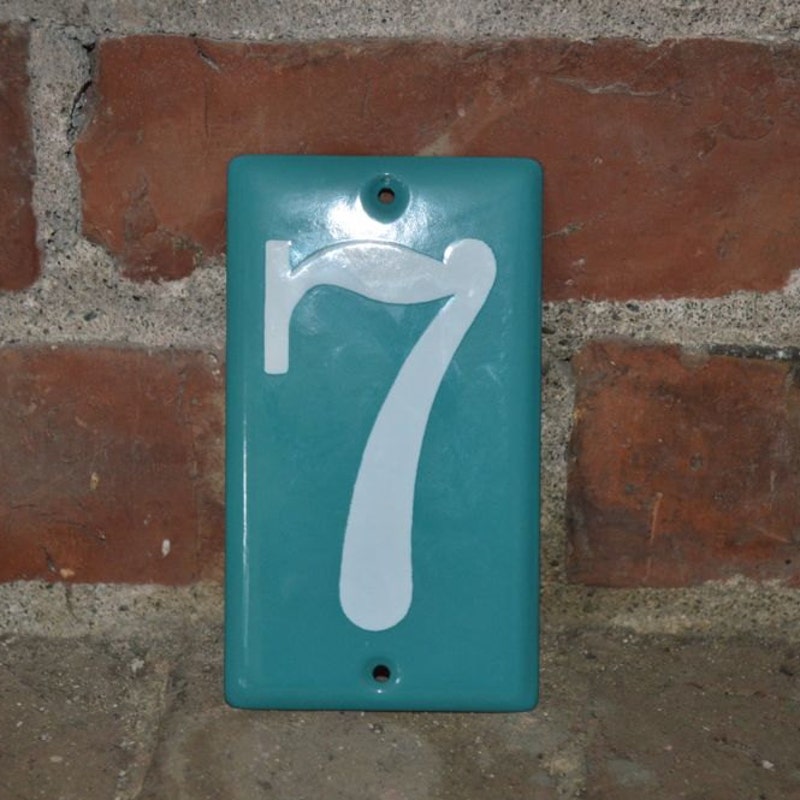 Mid Century House Numbers - Etsy