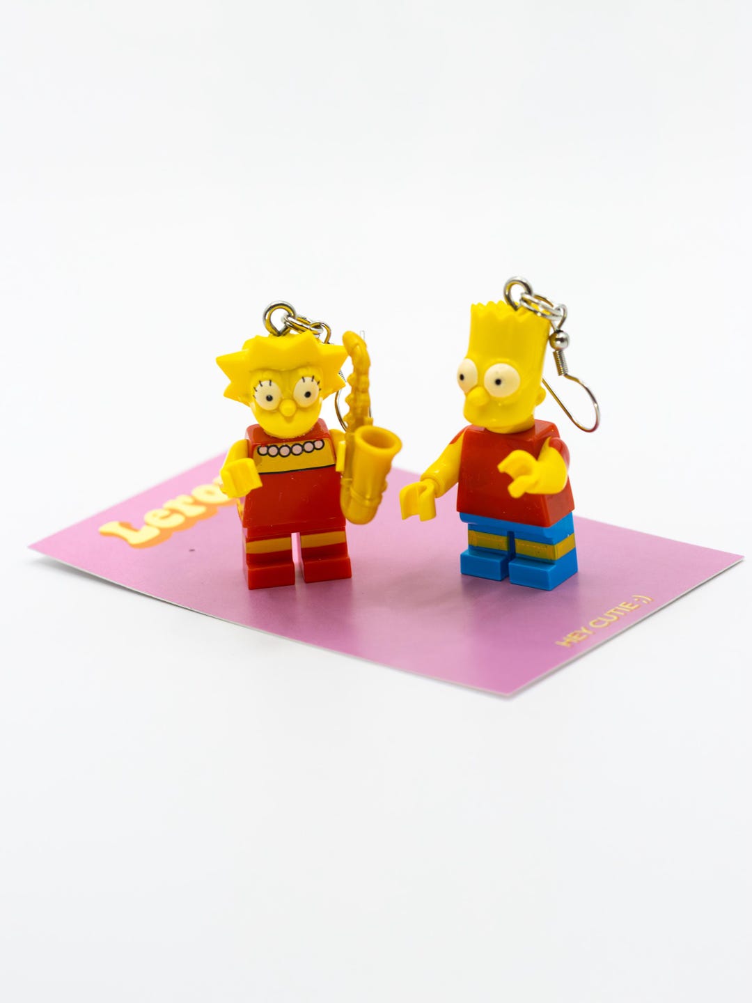 Lisa and Bart Simpson Earrings - Etsy