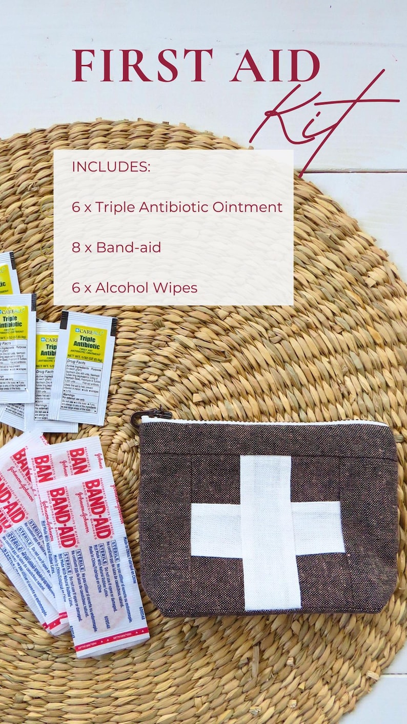 First Aid Kit SET • Compact Medical Pouch • Portable First Aid Diaper ...