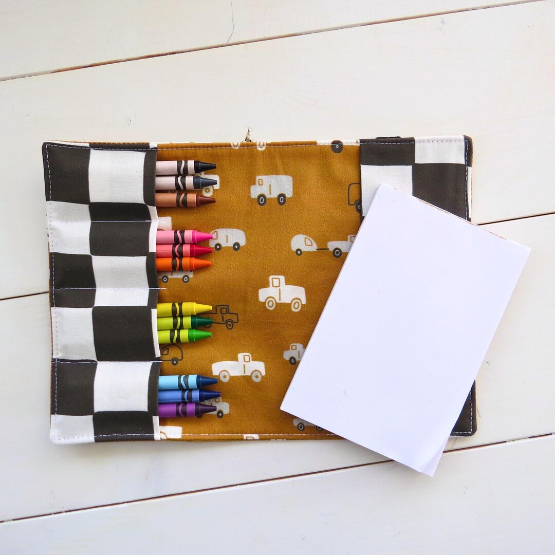 Crayon Notebook - Summer Roadtrip - Car Crayon & Notepad Set, Boys ...