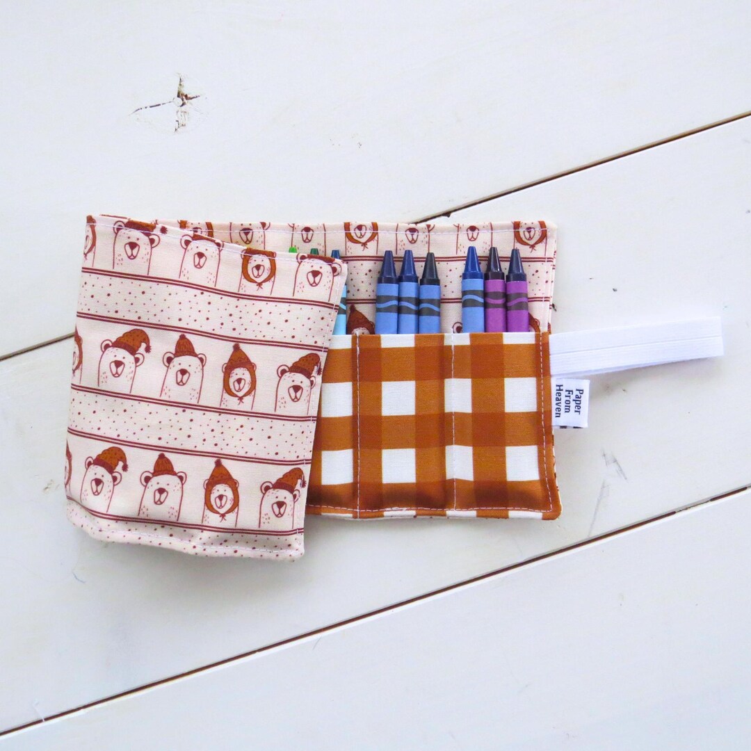 Polar Bear Crayon Holder - Kids Stocking Stuffer Gift - Toddler ...