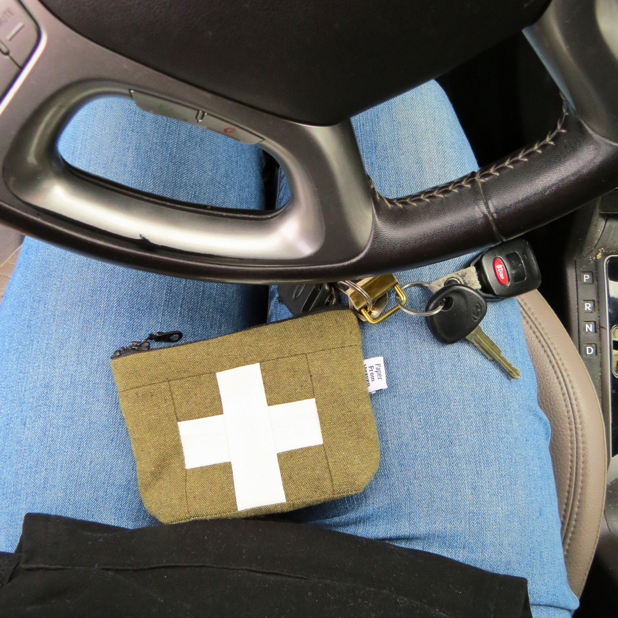 Red Cross Mini First Aid Pouch - Small Emergency Medical Kit With Swiss ...