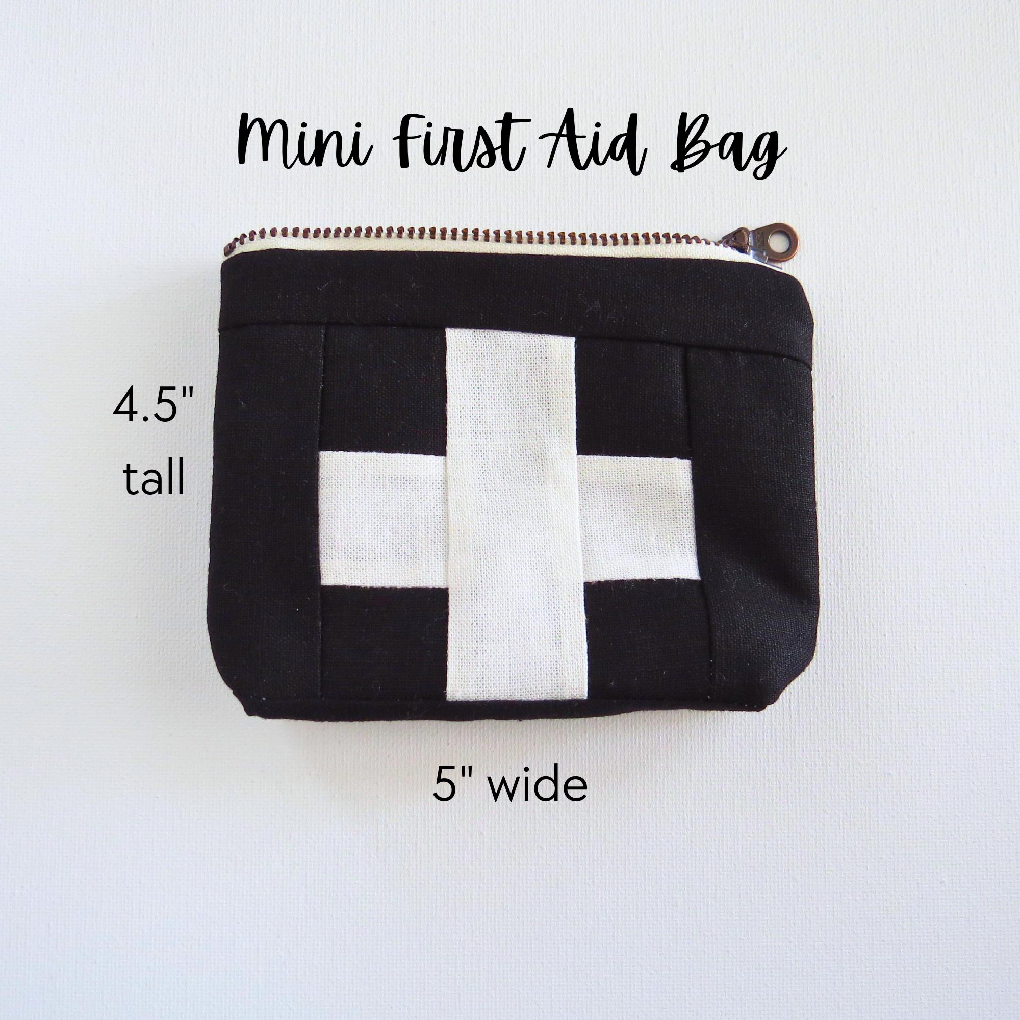 Olive Green Pocket-sized Swiss Cross Emergency Kit - Small Travel First ...