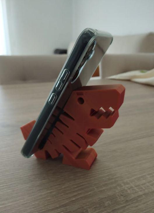 3D Printed Dinosaur Phone Stand - Etsy