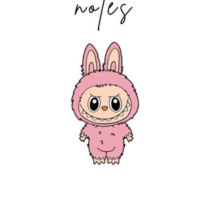 30 Labubu Lychee Berry Notes, Labubu Doll Template, Notes, Writing ...