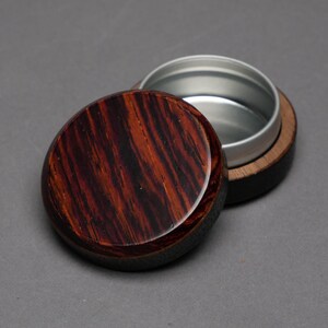 Small Pocket-sized Pill Box, Wood and Steel - Etsy
