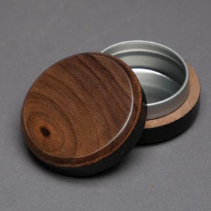 Small Pocket-sized Pill Box, Wood and Steel - Etsy