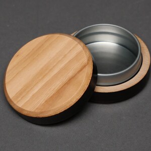 Small Pocket-sized Pill Box, Wood and Steel - Etsy