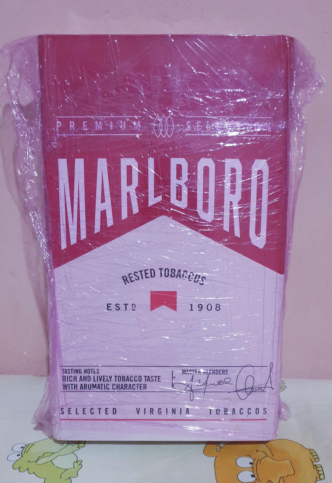 Vintage Large Marlboro Display Box - Empty Decorative Tobacco ...