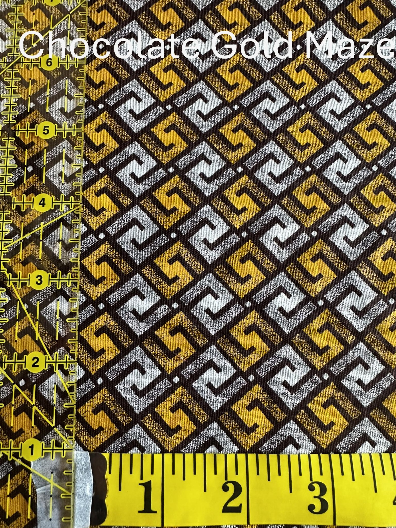 3 Cats Shweshwe Brown & Black 100% Cotton Fabric for Quilting ...