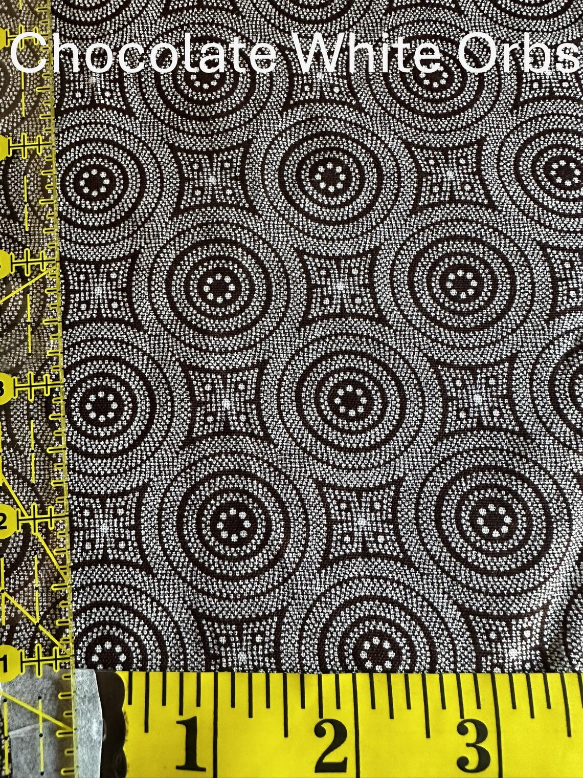 3 Cats Shweshwe Brown & Black 100% Cotton Fabric for Quilting ...