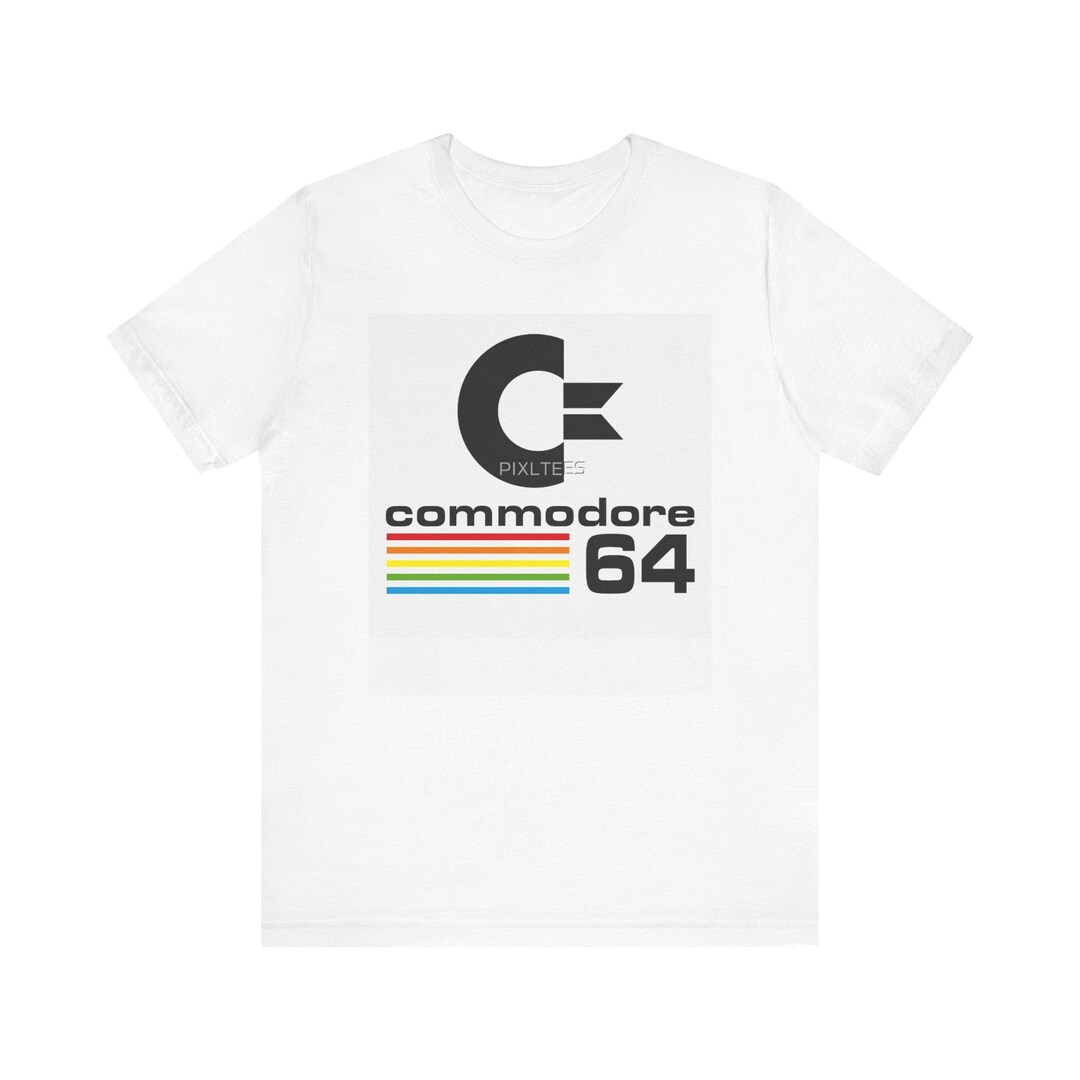 Commodore 64 Retro T-shirt, 80s Gamer Tee, Home Computer, First ...