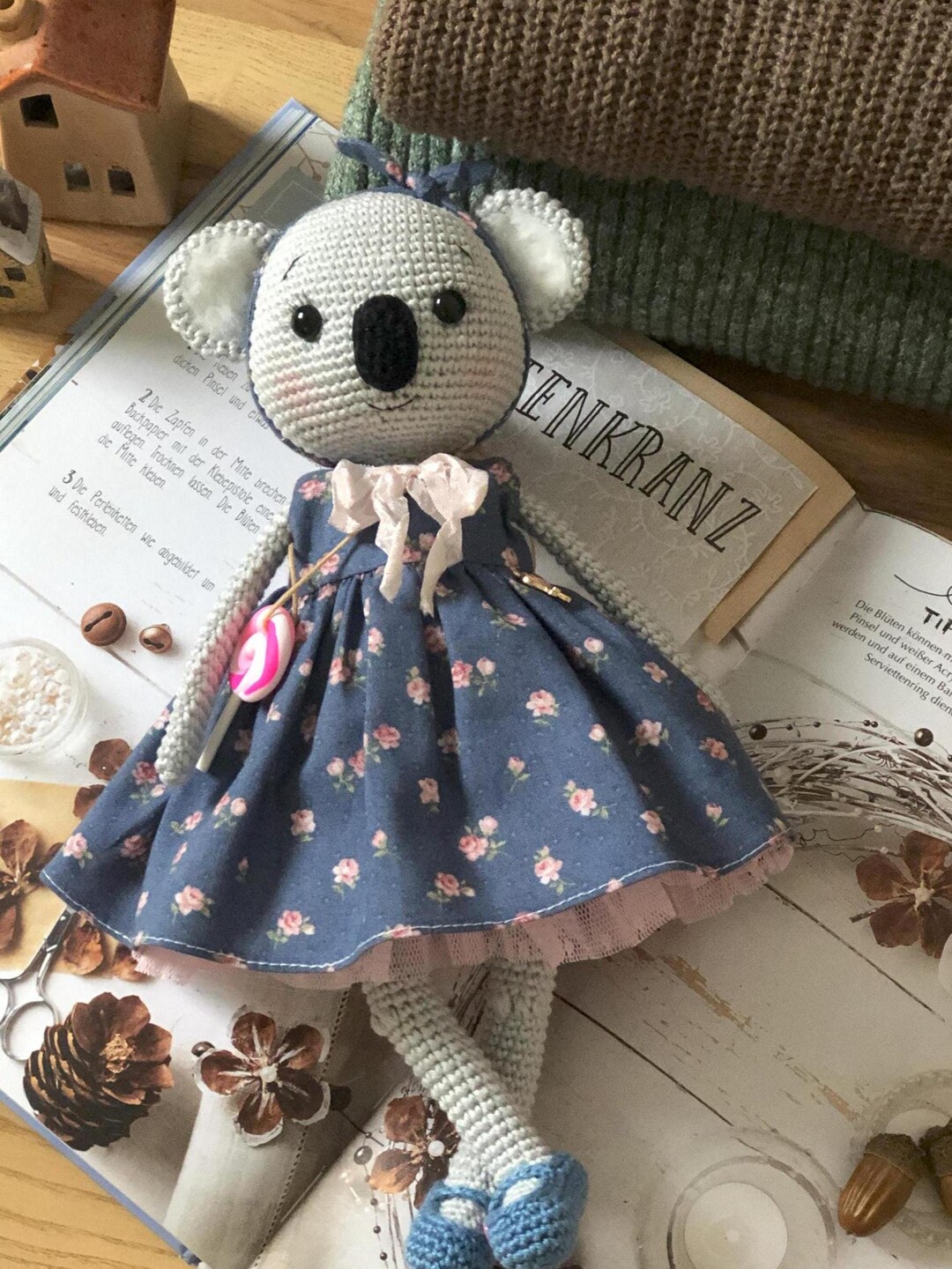 Amigurumi Doll, Koala, Crochet Doll, Gift for Girls, Birthday Gift ...