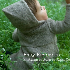 Baby Hood Tree Motif Sweater Pattern Baby Branches Knitting - Etsy