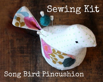Sweet Song Bird Pincushion PDF Sewing Pattern | Etsy