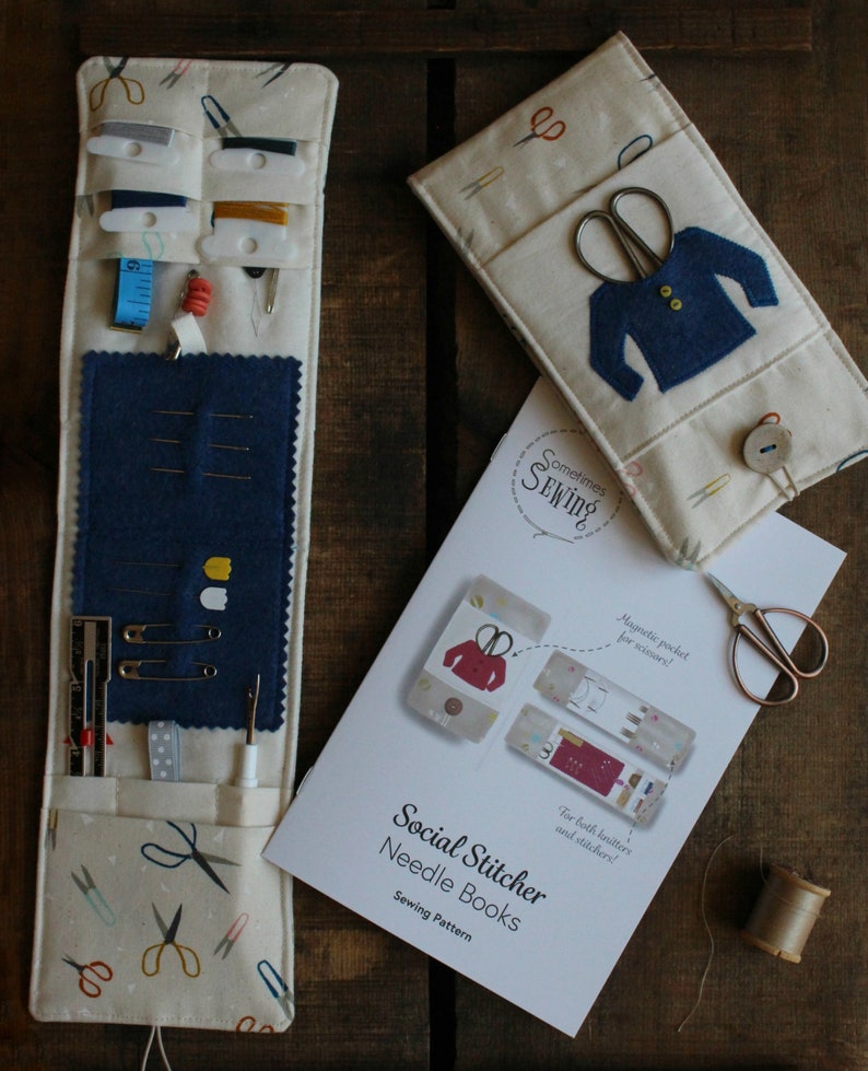 Needle Book Sewing Pattern Social Stitcher Needle Books - Etsy