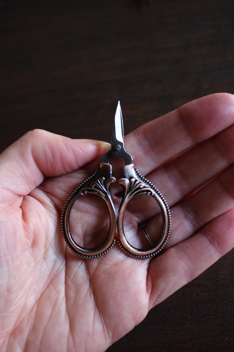 Copper Dragonfly Scissors Gift Set • Coordinating Dragonfly Scissors ...